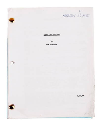 Zeus And Roxanne | Script