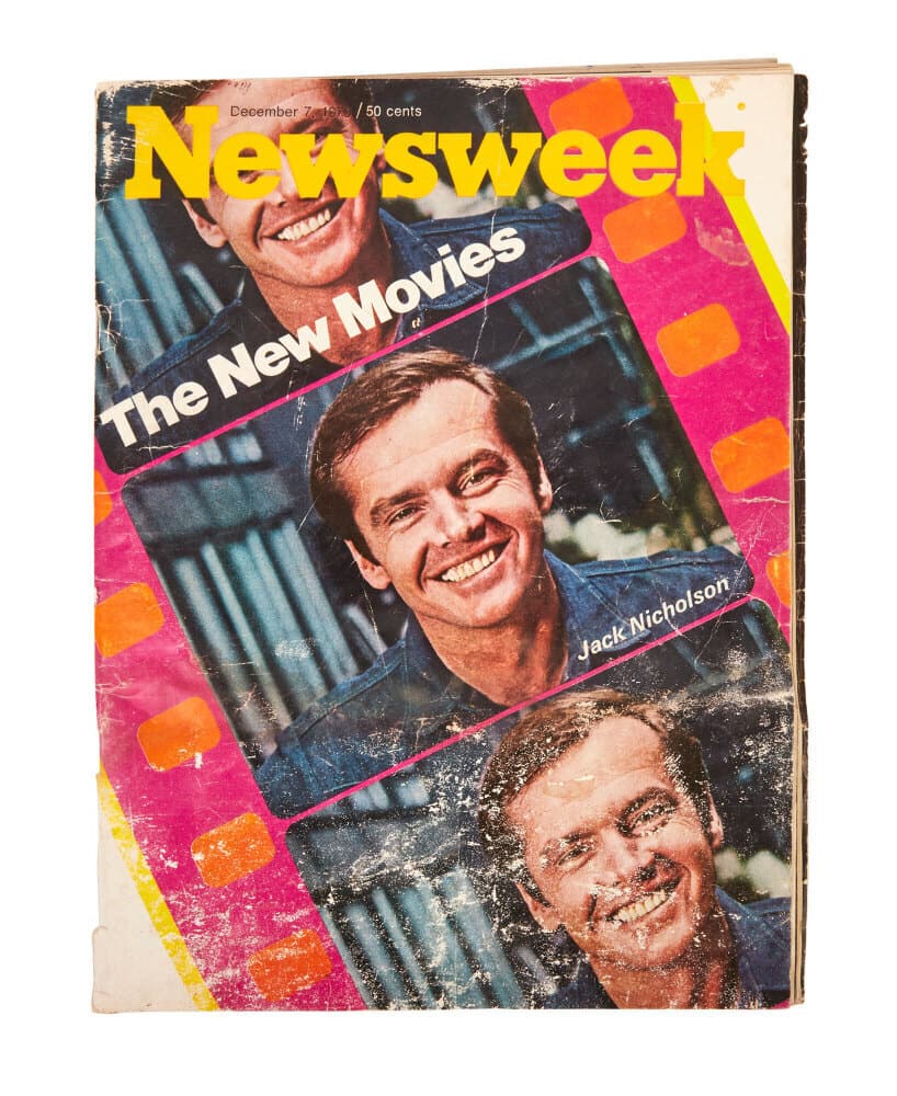 Dennis Hopper | Personally-owned 1970 Jack Nicholson Cover Newsweek Magazine Auction