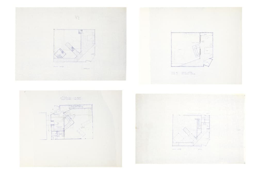 Dennis Hopper | Venice Frank Gehry Property Remodel Blueprints Auction