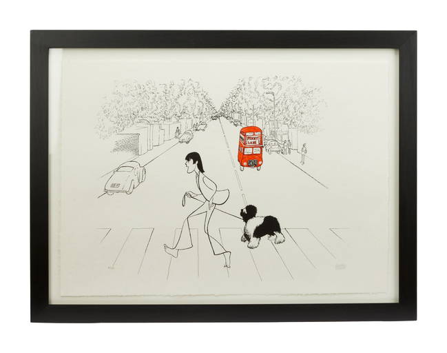 The Beatles | Al Hirschfeld Signed "paul Mccartney" Limited Edition Print