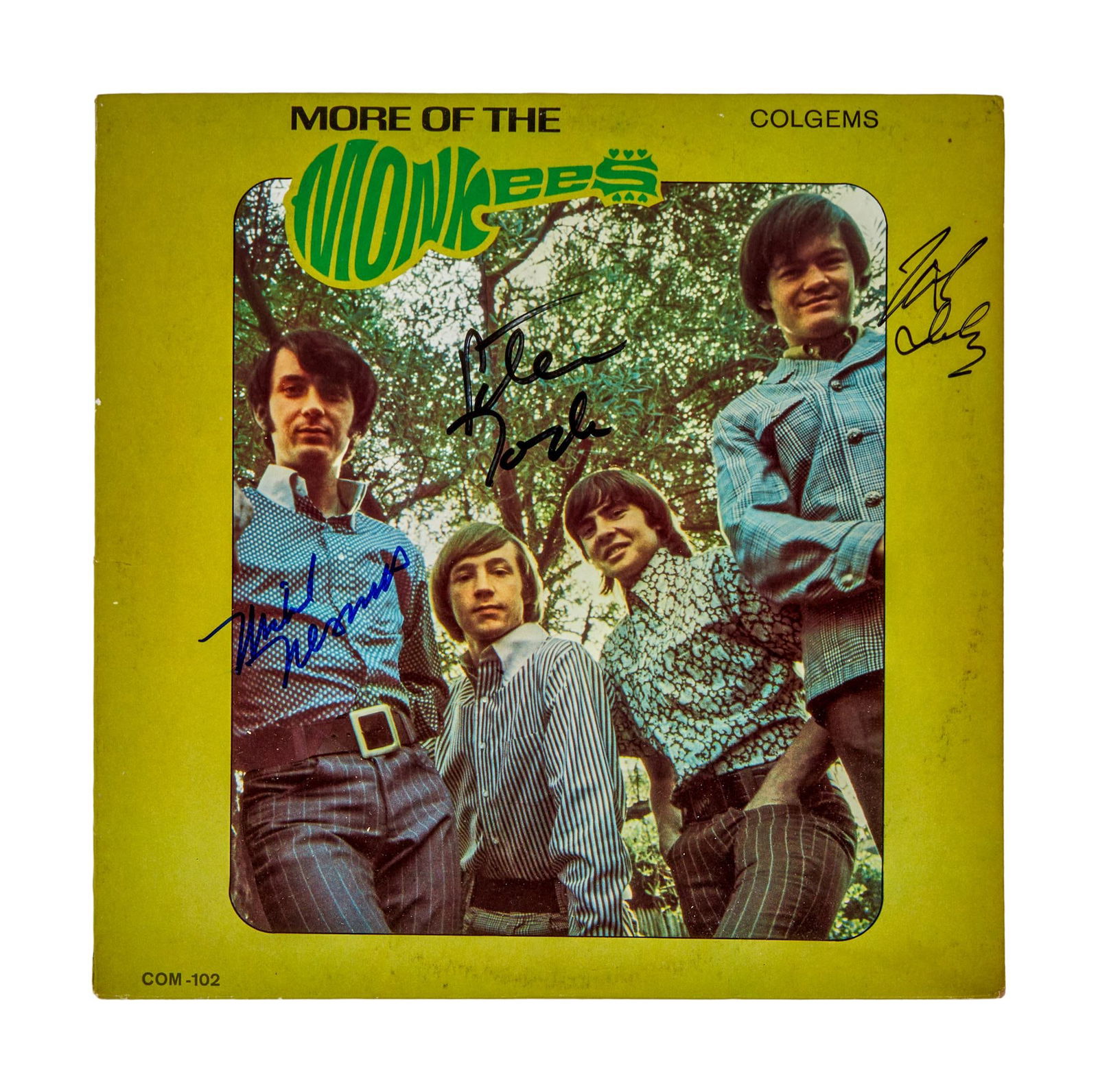 The Monkees | Signed "more Of The Monkees" Record Album Sleeve Auction