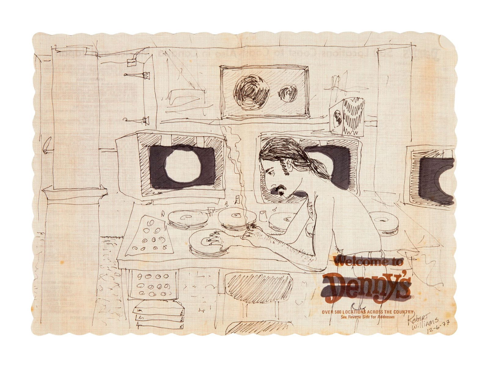 Frank Zappa | Original Robert Williams Illustration Auction