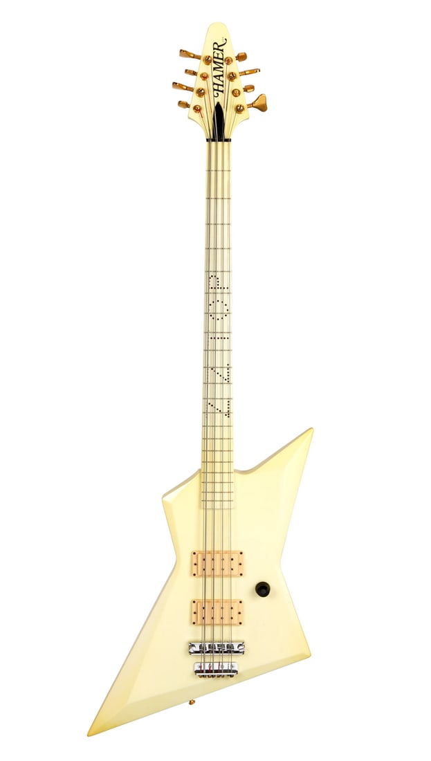 Zz Top | Dusty Hill Hamer Custom Led Explorer Bass