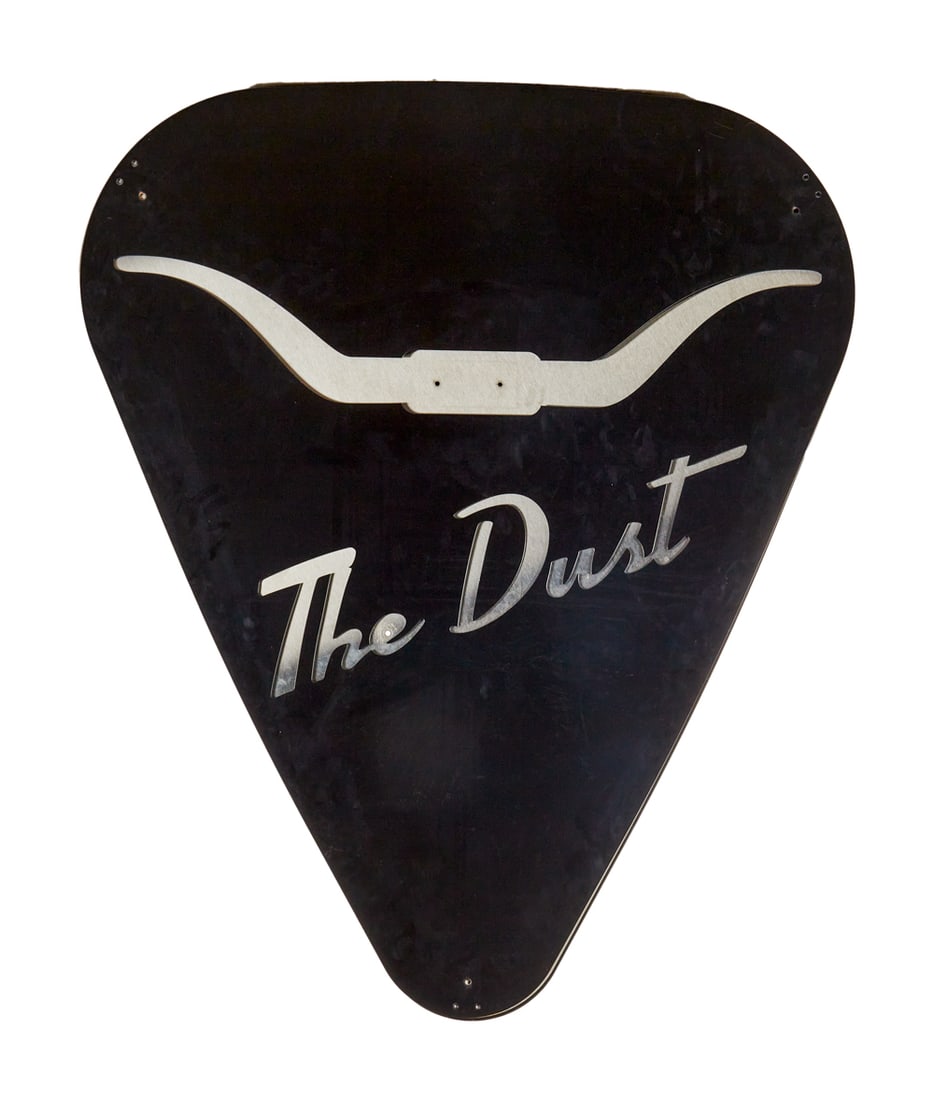 Zz Top | Dusty Hill Custom Guitar Pick Ranch Sign Auction