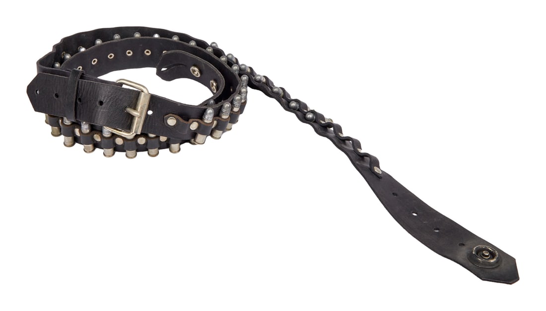 Zz Top | Dusty Hill Bandolier Guitar Strap Auction