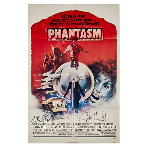 Phantasm | Michael Baldwin And Don Coscarelli And Angus Scrimm Signed ...