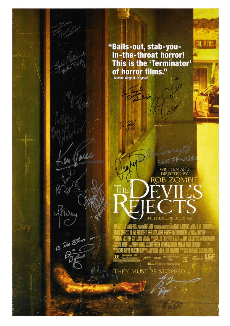 The Devil's Rejects | Cast-signed Film Poster Auction