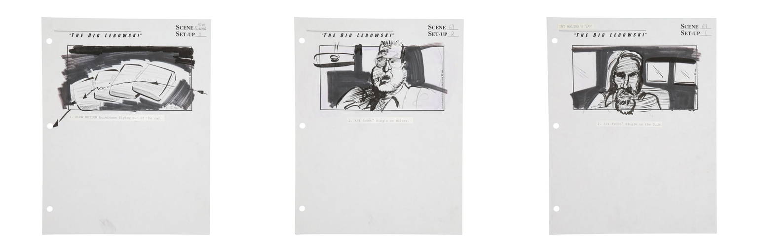 The Big Lebowski | Three Pages, Scenes 69 Pt Flashback And 69 / Set Ups ...