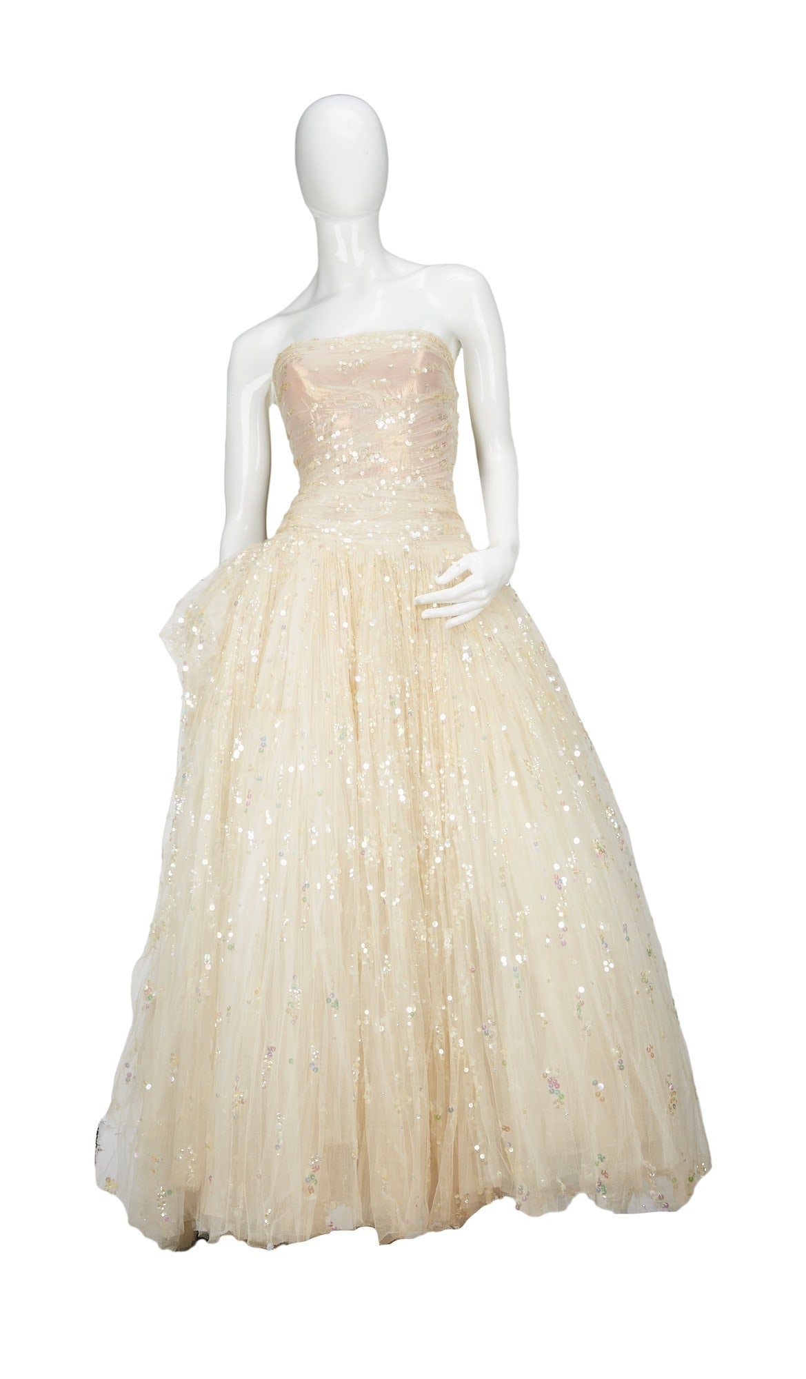 Nicole Kidman | "stepford Wives" White Iridescent Sequin Gown Costume ...