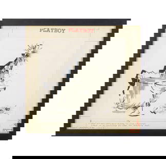 Playboy | Leroy Neiman Marilyn Monroe Style Blonde Femlin With Playboy ...