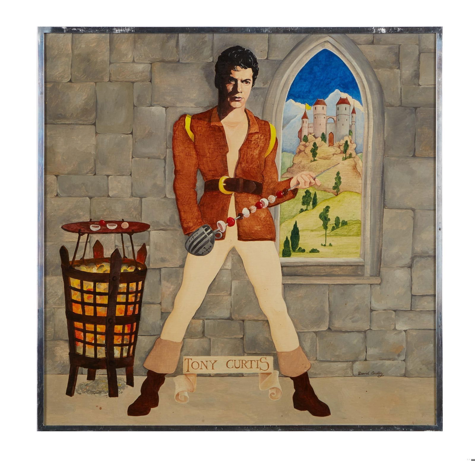 Playboy | David Anstey Tony Curtis Painting