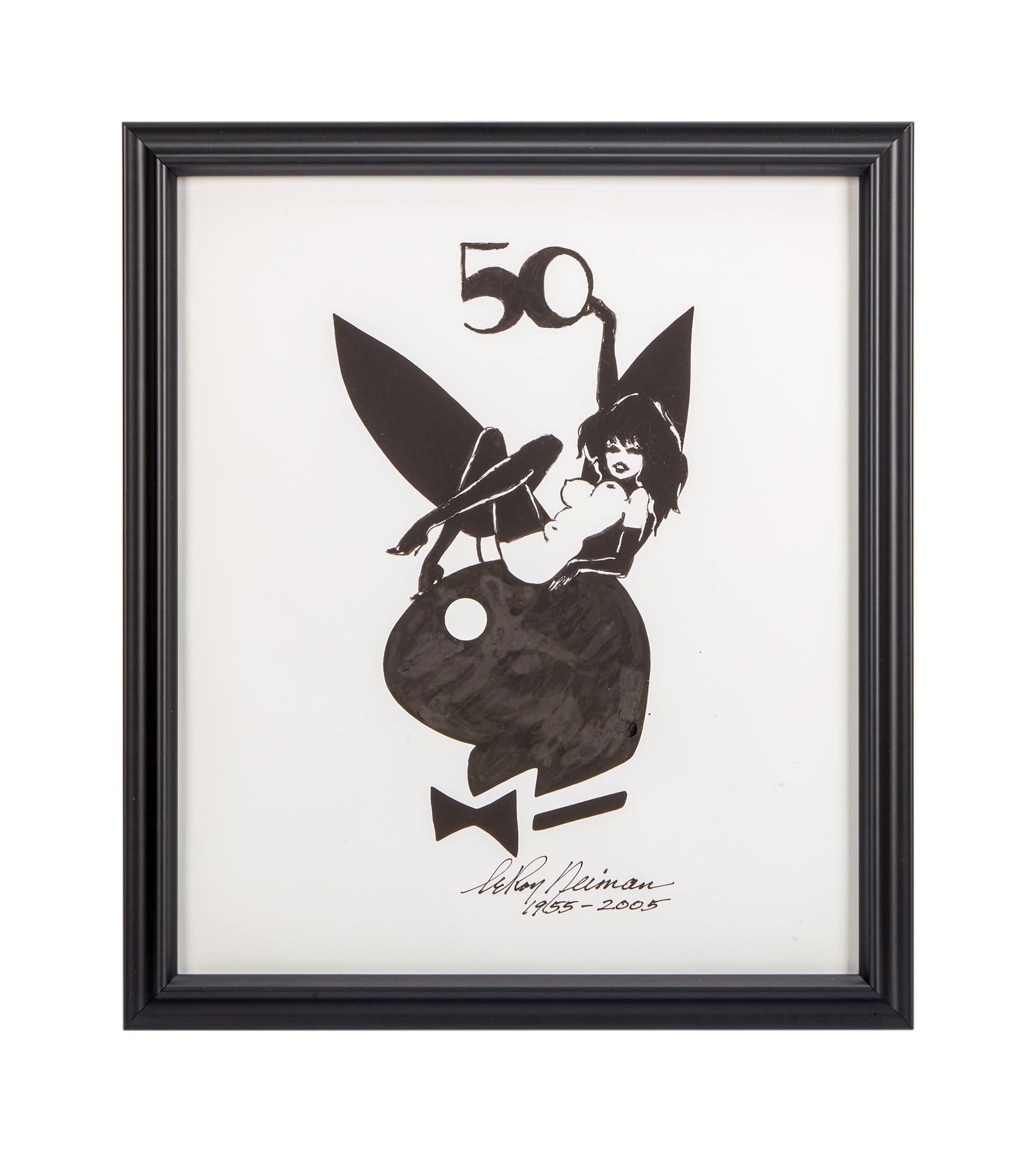 Playboy | Leroy Neiman Playboy At 50 Femlin Drawing Auction