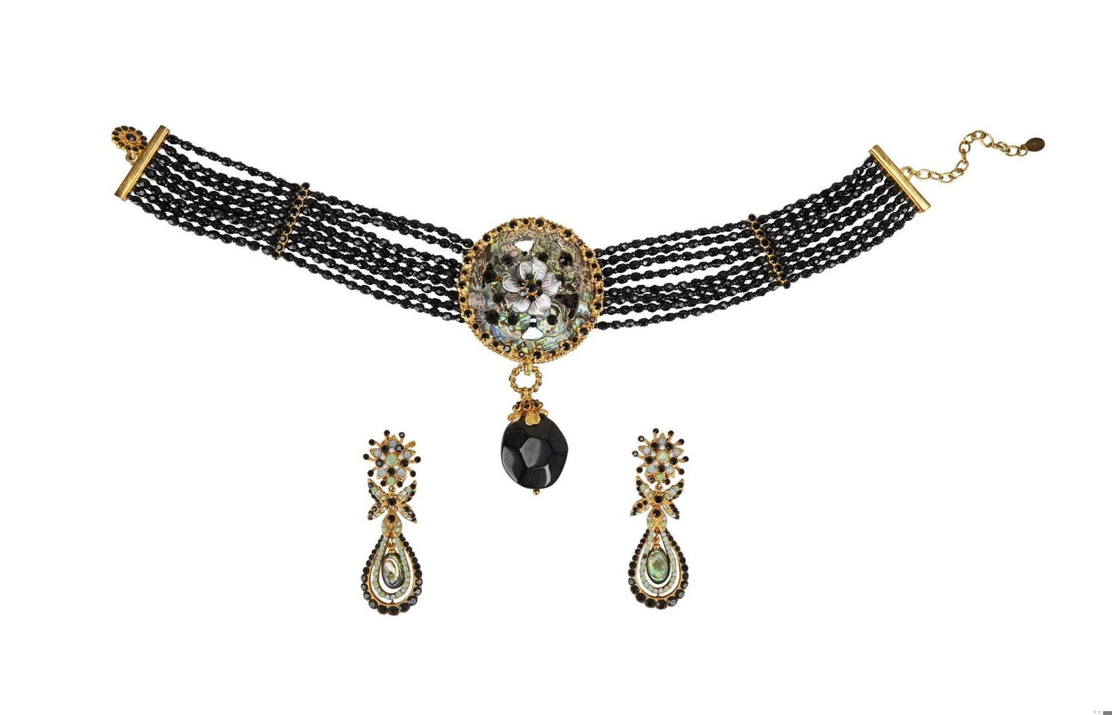 Raquel Welch | Jose & Maria Barrera Choker Necklace And Matching ...