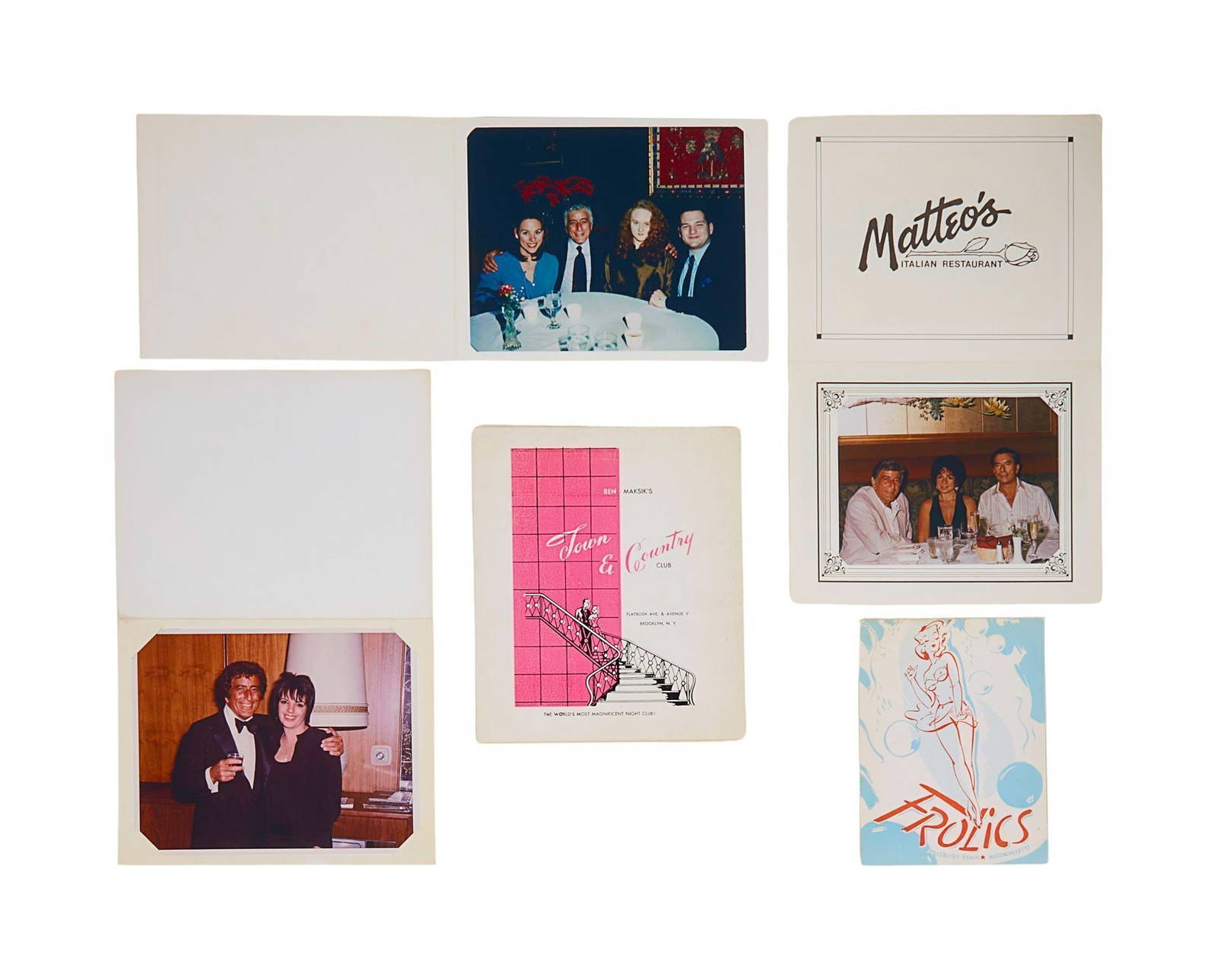 Tony Bennett | Collection Of Vintage Souvenir Images Auction