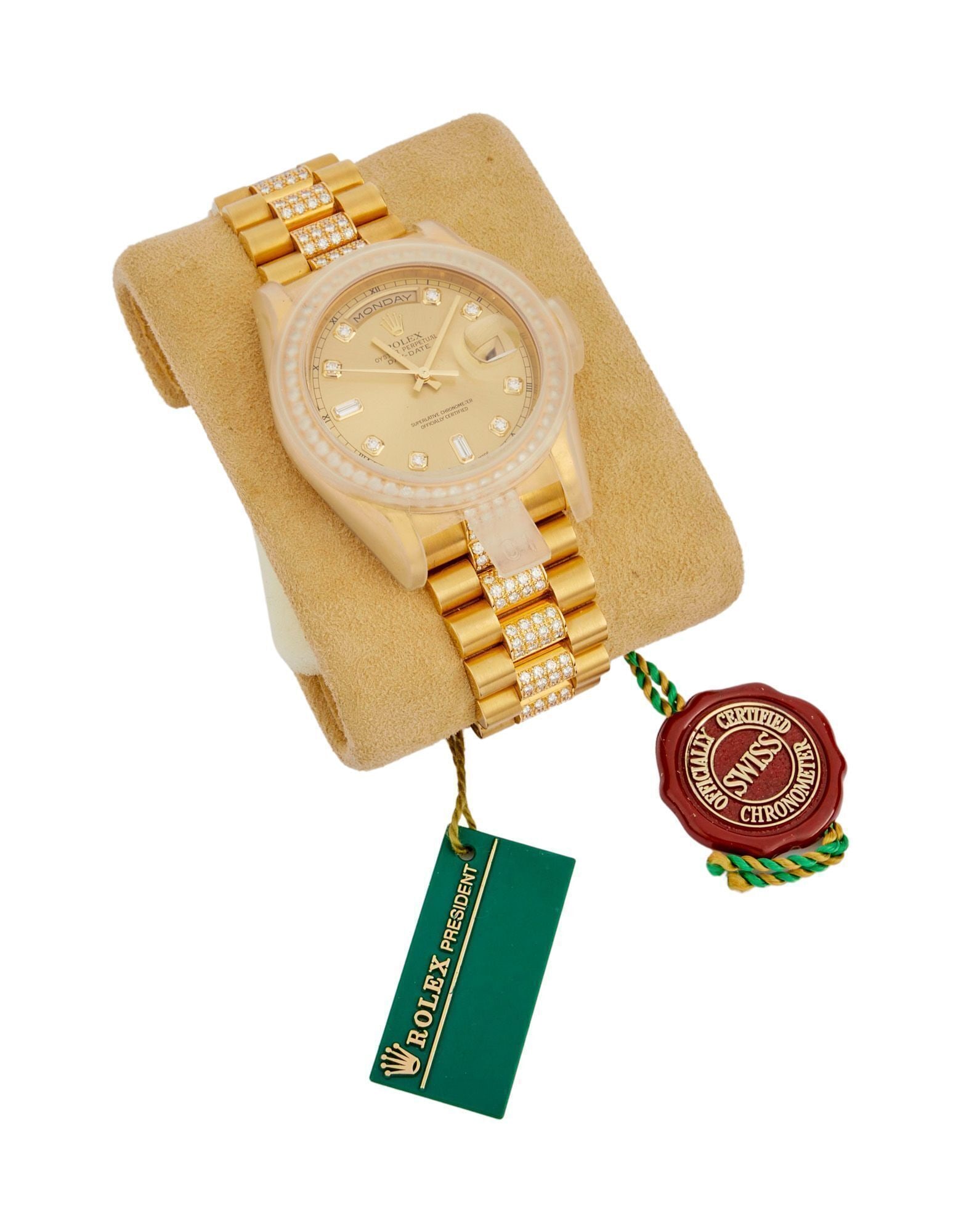 Tony Bennett | Rolex 18k Gold And Diamond Day And Date Wristwatch Auction