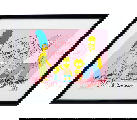 Tony Bennett | Bart Simpson (nancy Cartwright) Signed Publicity Image