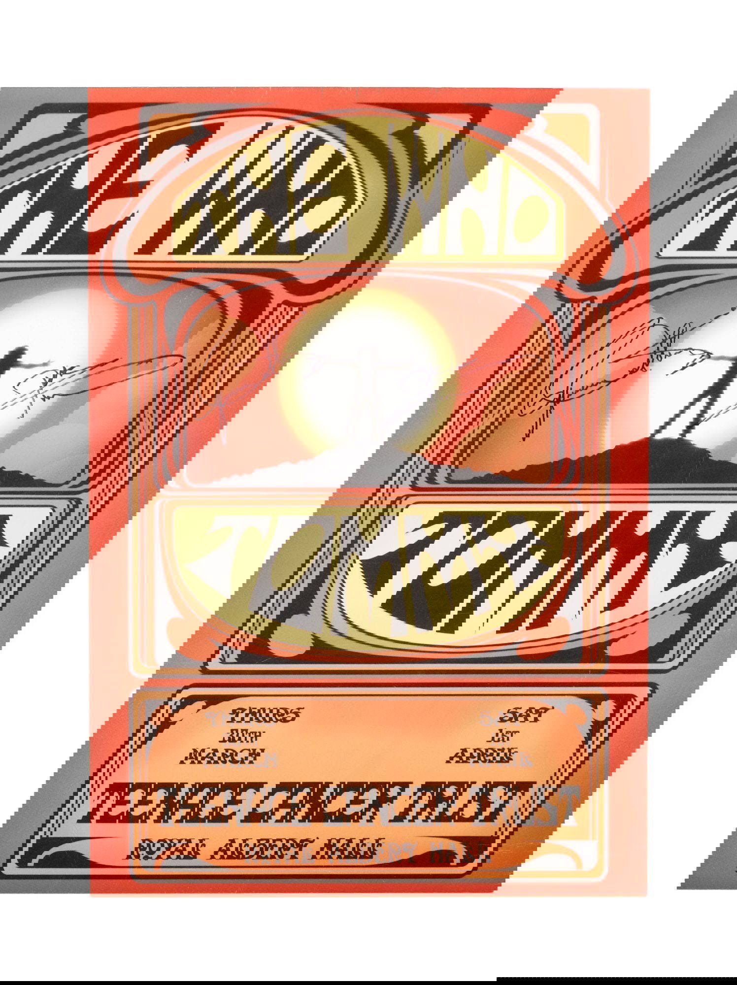 The Who | Peter Townshend And Roger Daltrey, Cbe Signed "tommy" Poster ...