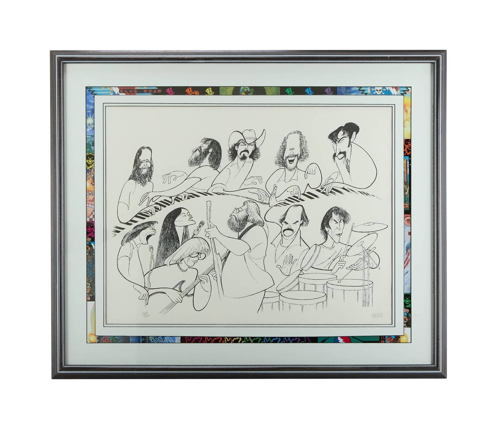 The Grateful Dead | Al Hirschfeld Signed Lithograph Auction