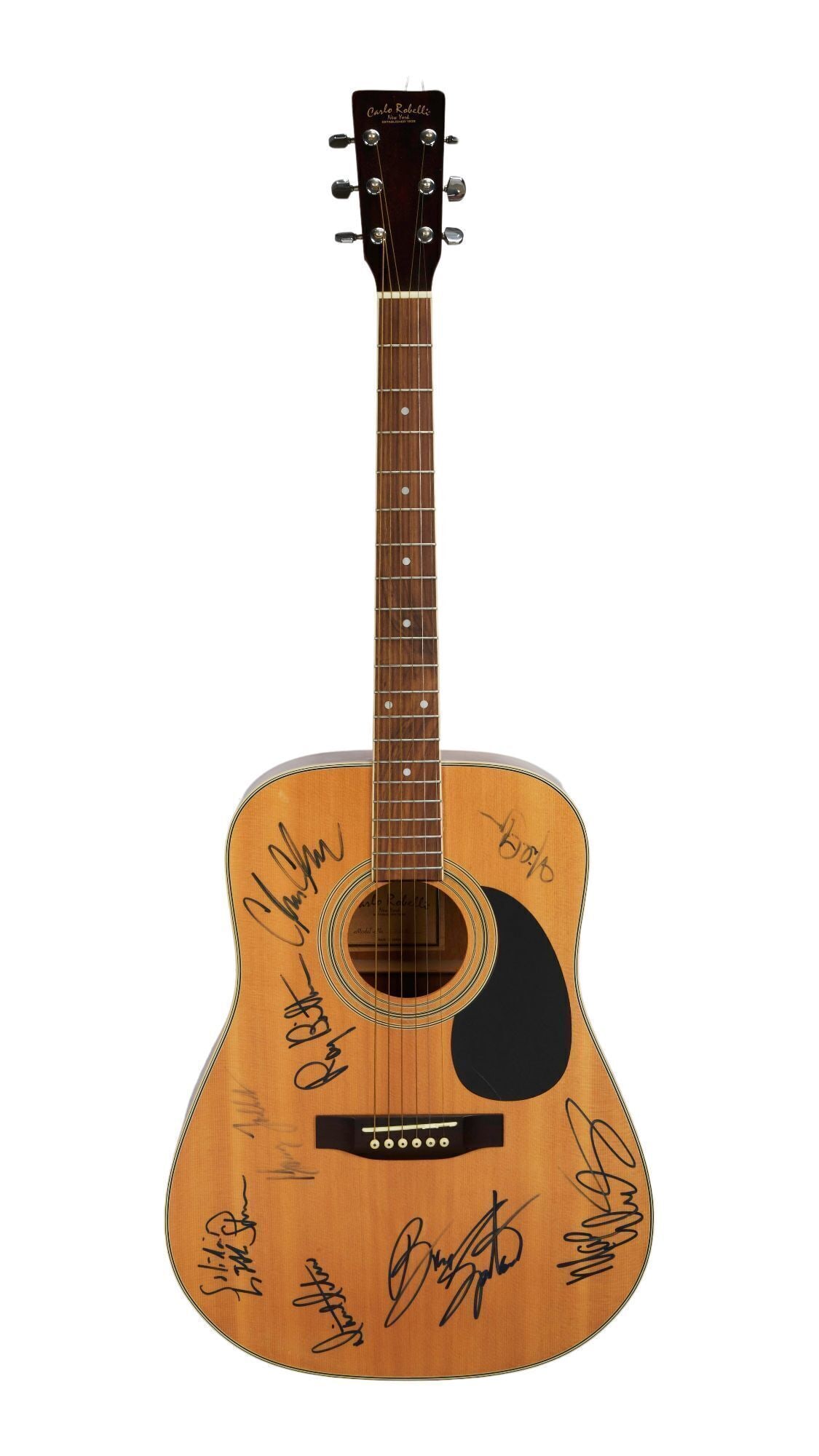Bruce Springsteen | Acoustic Guitar Signed By Springsteen And The E ...