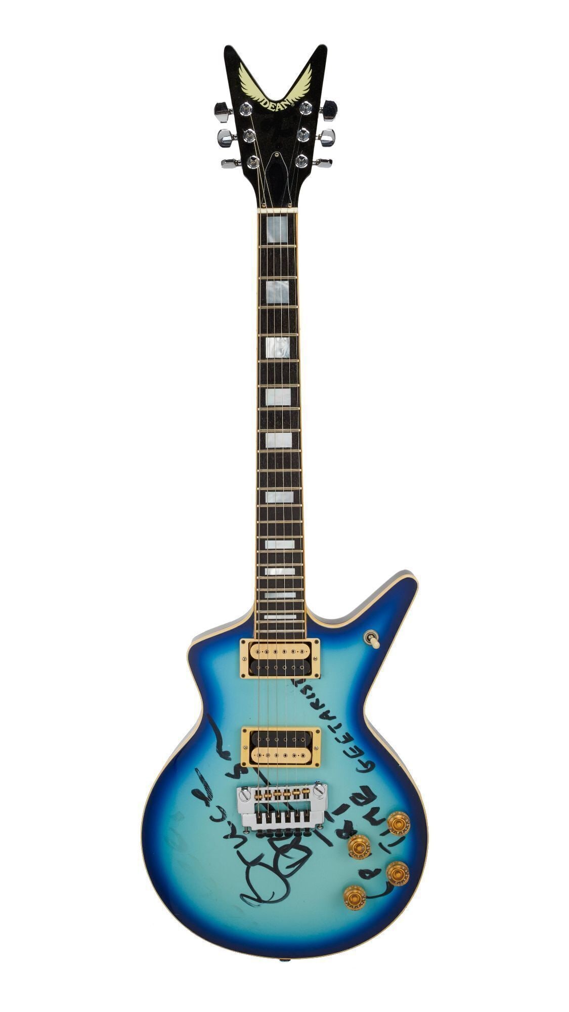 Iron Maiden | Bruce Dickinson Stage-played And Signed Dave Murray Owned ...