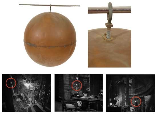 Large Copper Electrode Used In Frankenstein
