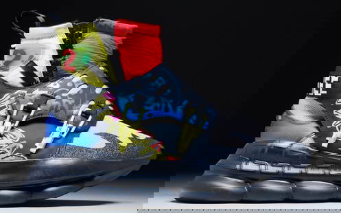 Rick Ross | Versace Chain Reaction Tartan Plaid "2 Chainz" Sneaker ...