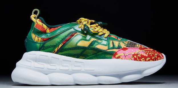 Rick Ross | Versace Chain Reaction Tartan Plaid "2 Chainz" Sneaker ...