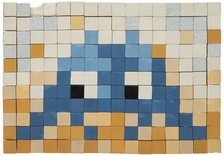 Invader | Original "pa-1157" Paris France Mosaic Artwork Auction