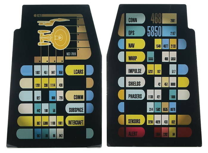 Star Trek: Picard | Uss Enterprise D Captain's Chair Lcars Panels