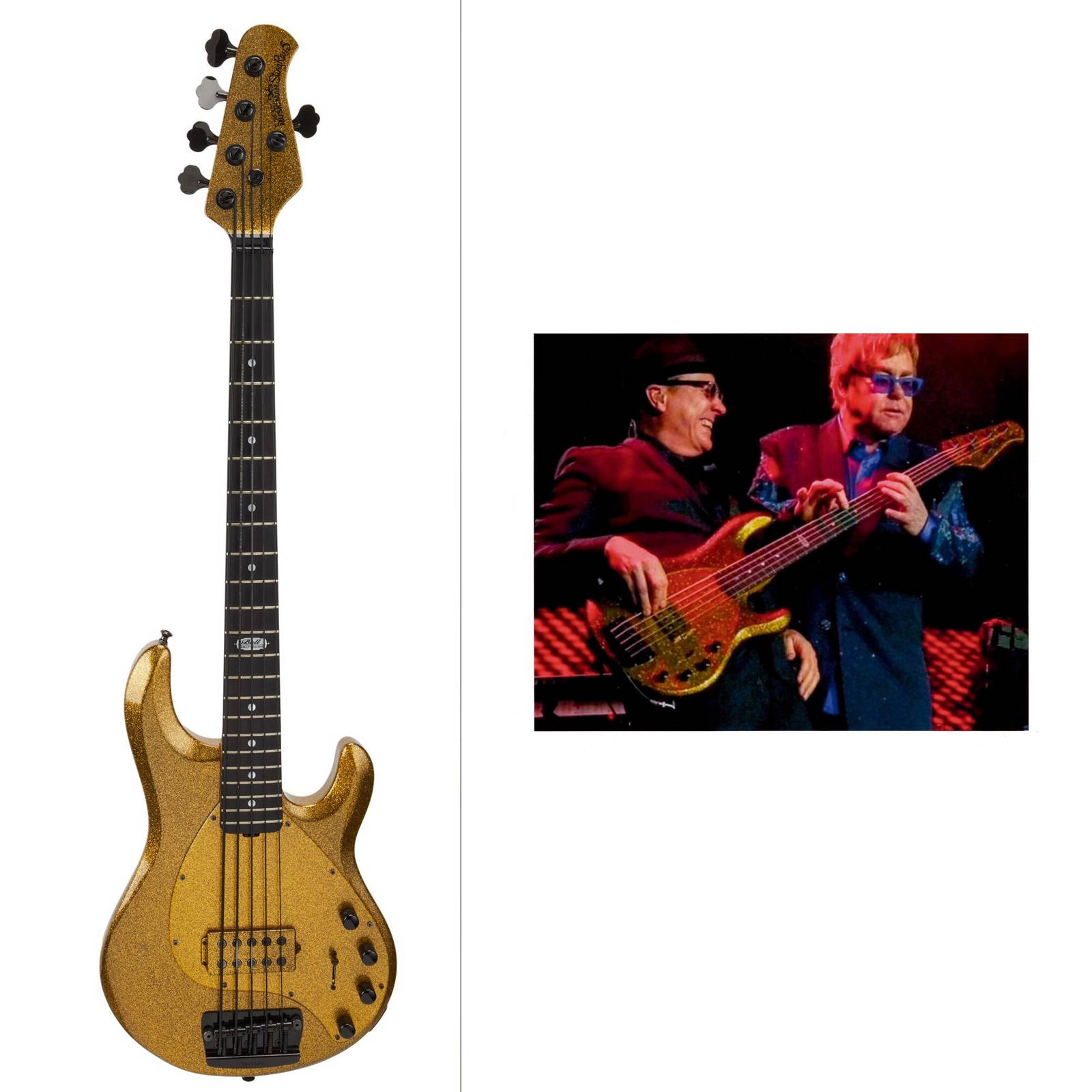 Elton John | Matt Bissonette's Stage-played Music Man 5 String Bass ...