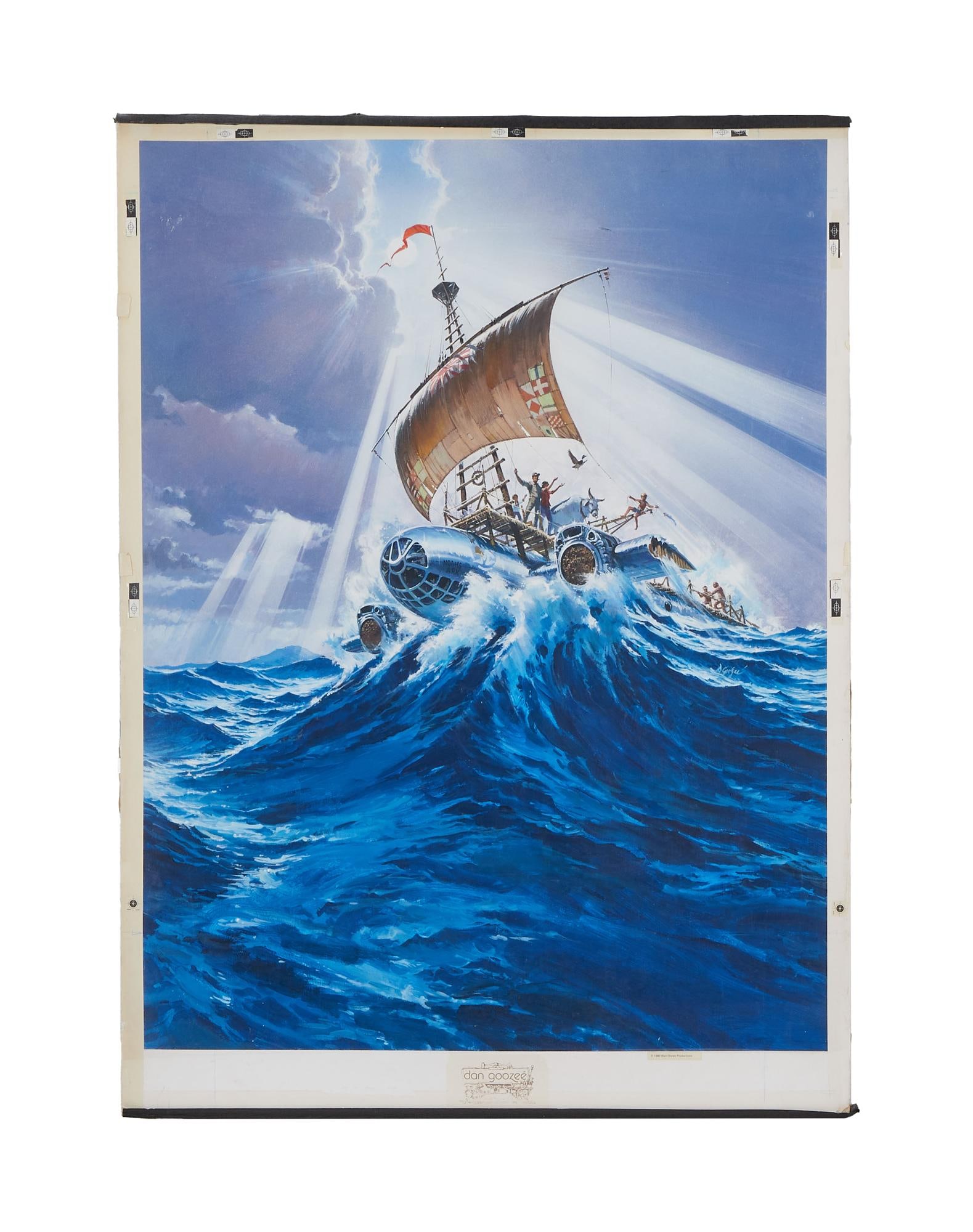 The Last Flight Of Noah's Ark | Dan Goozee Signed Original Poster Art ...