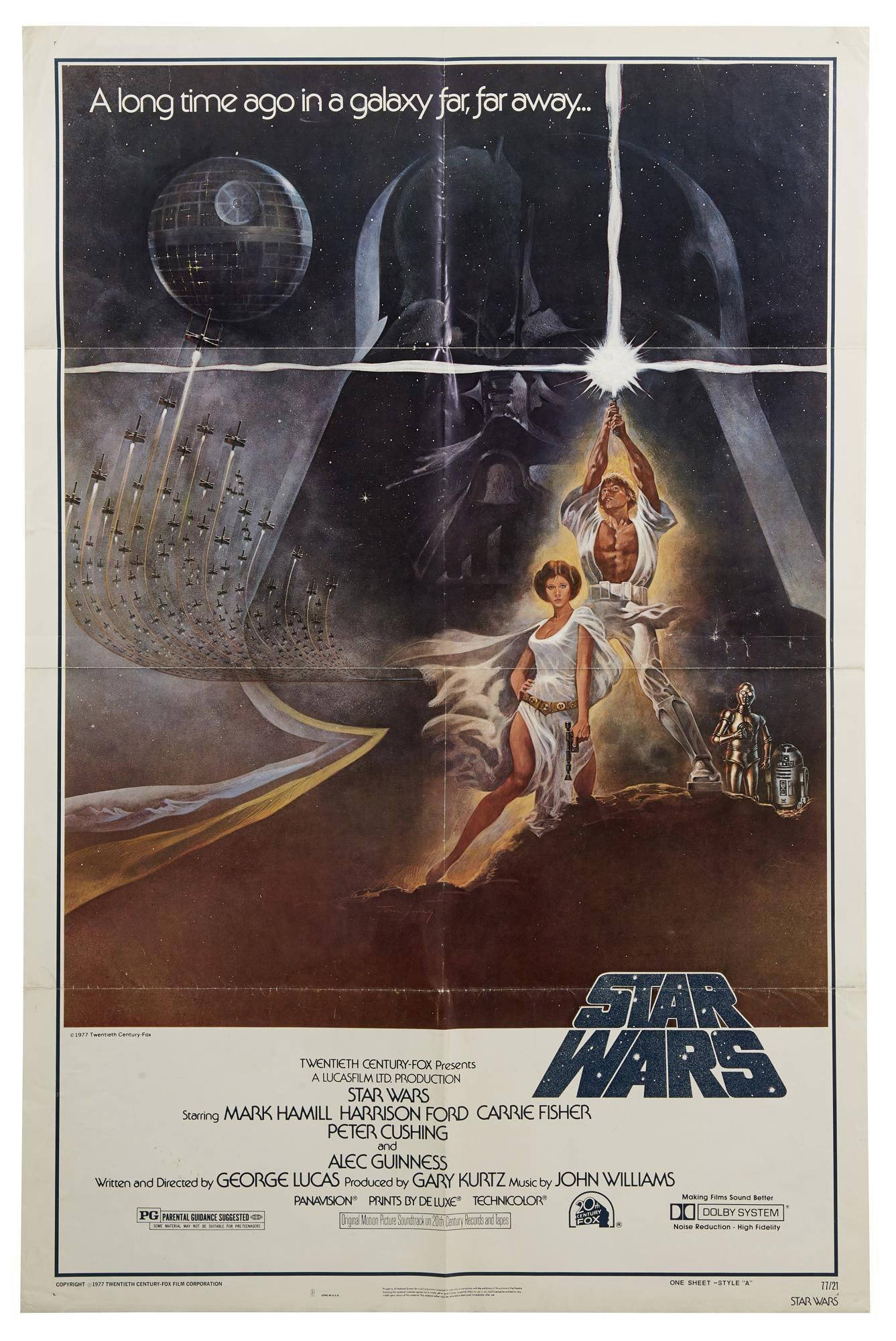 Star Wars: A New Hope | One-sheet Film Poster - Jul 27, 2025 | Julien's ...