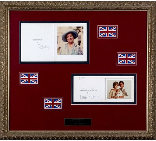 Royal Family Signed Christmas Cards