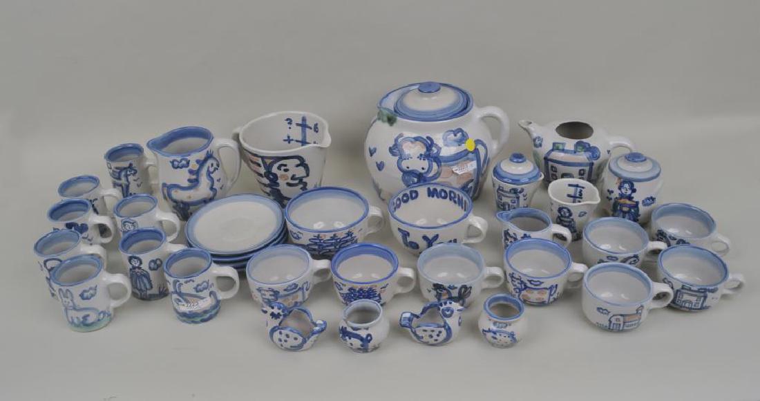 Large Collection M.A. Hadley Pottery Wares