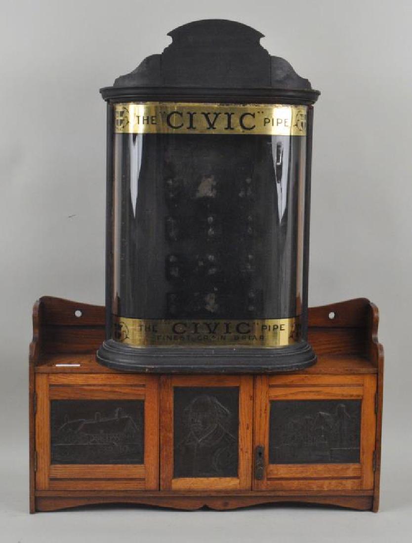 "Civic Pipe" Display Case & A Shakespeare Cabinet