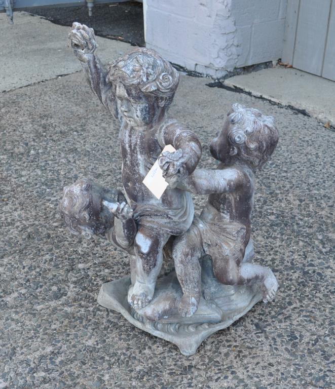 Lead Garden Fountain Sculpture
