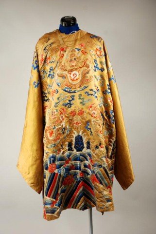 310: Gold Silk Imperial Dragon Robe