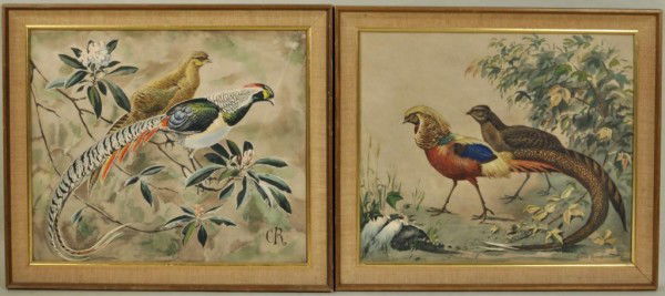 126: Two Conrad Roland Watercolors, 20th C.
