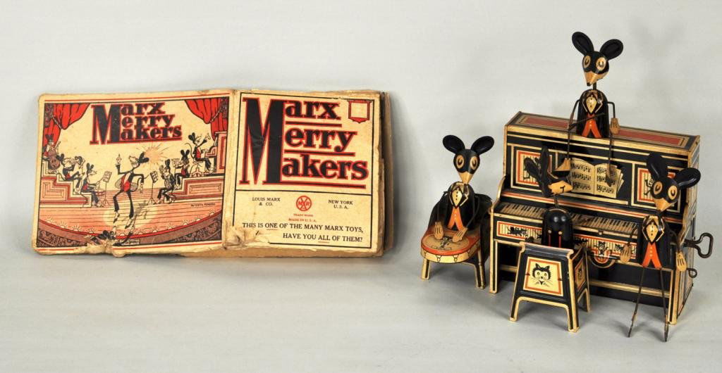 12: Louis Marx Merry Makers Mouse Band Toy