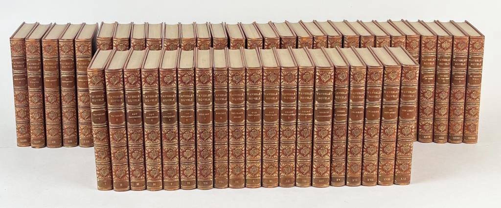 Scott, Waverly Novels Edinburgh Edition 48 Volumes Auction