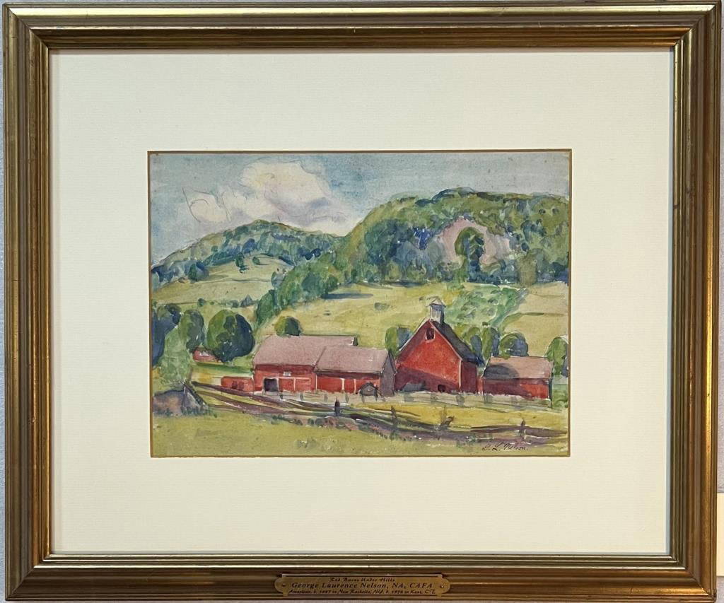 Nelson, W/c "red Barns" Auction