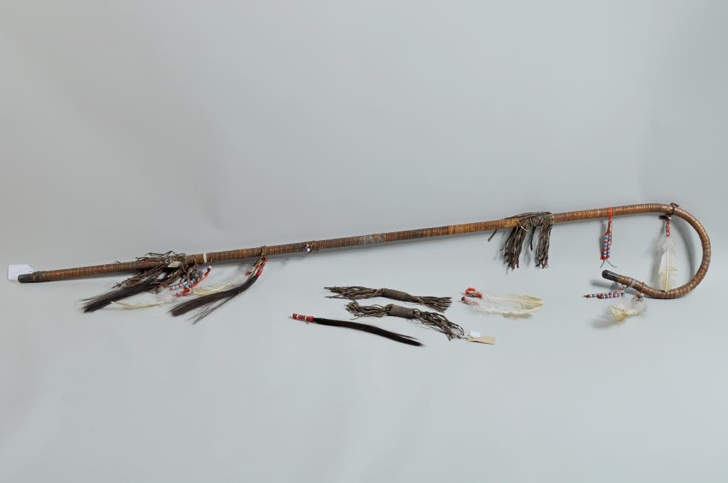 Native American Crook Form Coup Stick