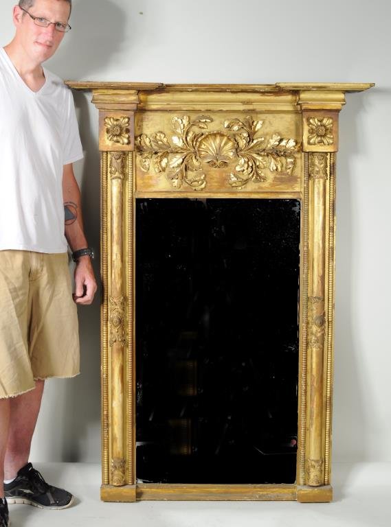 Large American Classical Gilt Architectural Mirror - Oct 04, 2015 ...