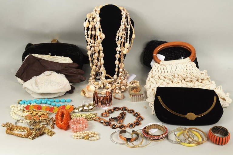 Large Group Costume Jewelry & Handbags