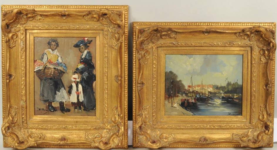 Johannes Karl Veerman Two Works O/m