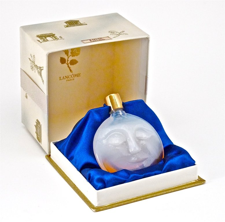 154: 1959 Lancome Envol Opal Glass Perfume Bottle