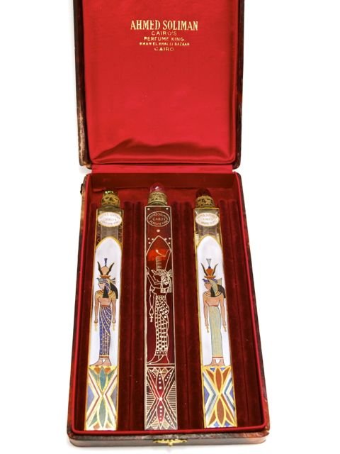 1920s Czechoslovakian Ahmed Soliman perfume bottle set, - May 03, 2013 ...
