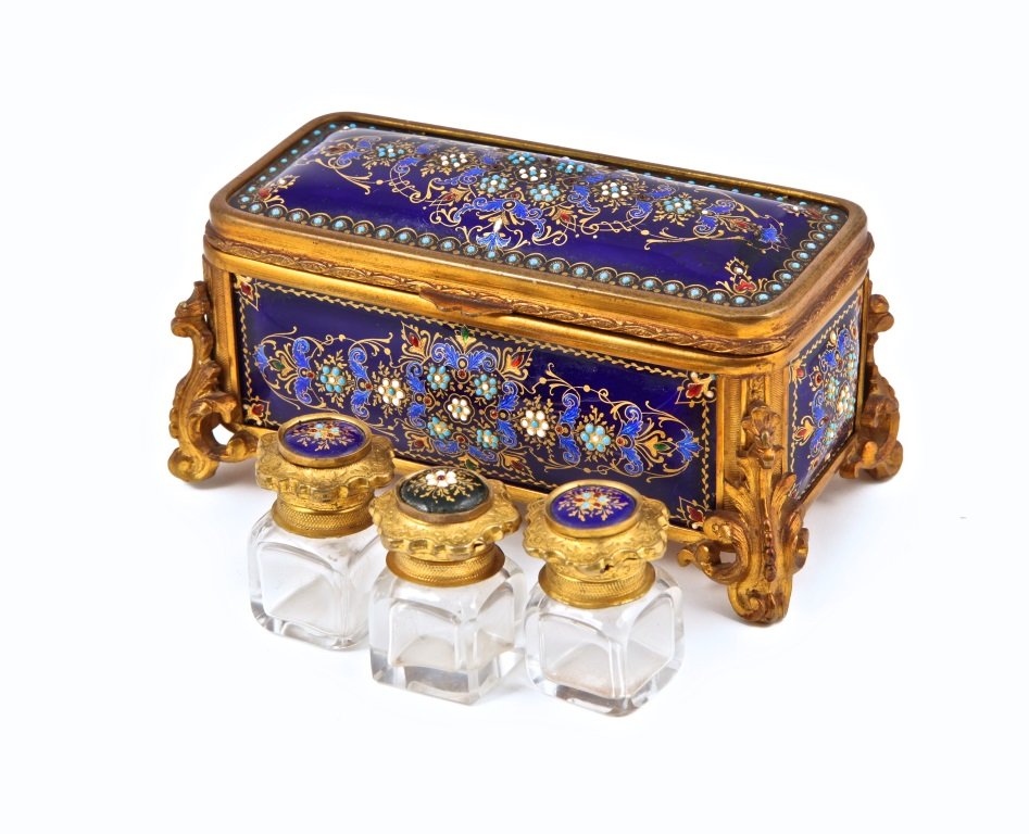 c1840 Palais Royal Sevres Porcelain Perfume Chest