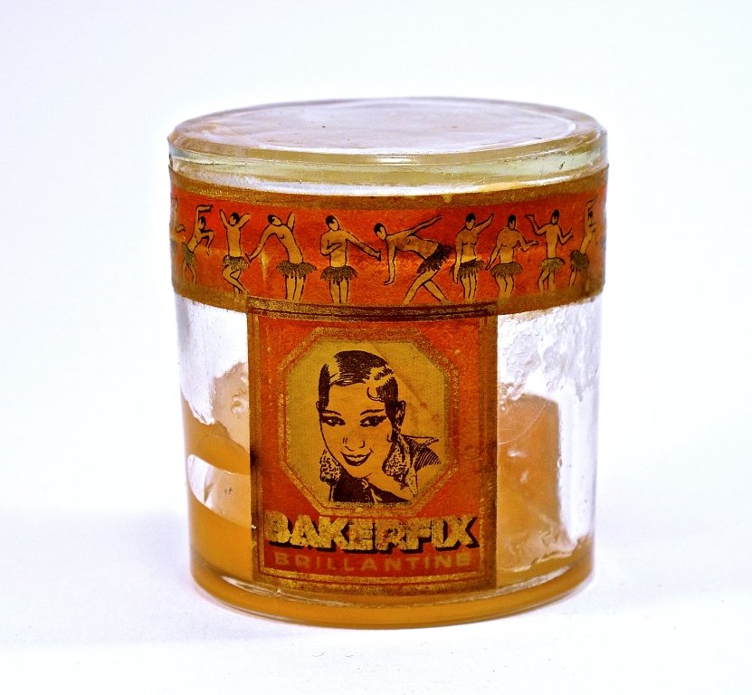 1925 Josephine Baker Bakerfix Pomade Jar