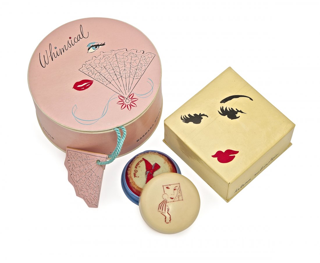 940s 3 powder boxes - May 02, 2015 | Perfume Bottles Auction in NY